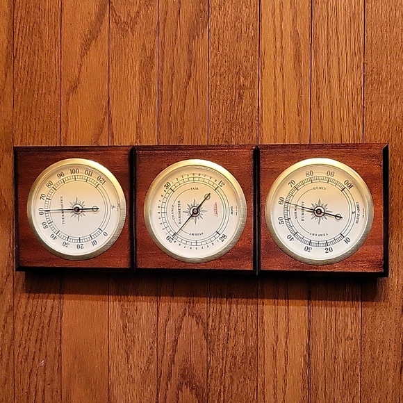 Sunbeam | Wall Decor | Thermometer Barometer Humidity Wall Hanging ...